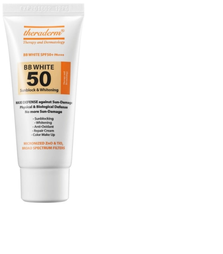 Theraderm BB White SPF50+ PA+++ (40g) – Mazyona Products